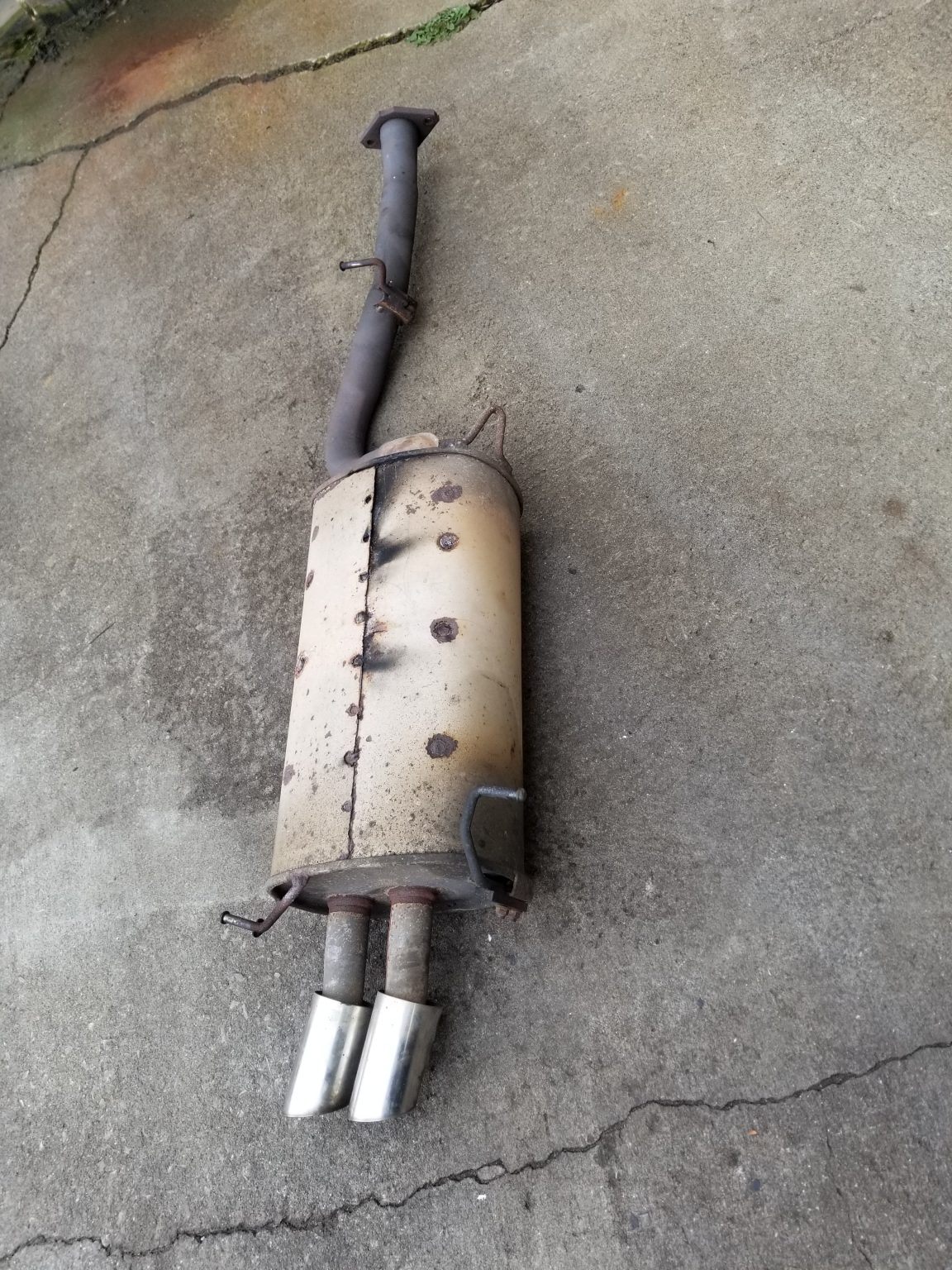 rx7 93-95 OEM factory catback exhaust muffler – Rotary Resurrection