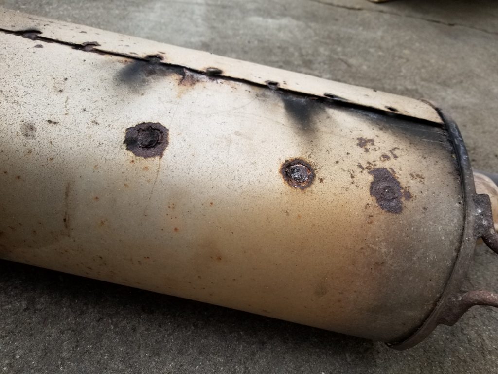 rx7 93-95 OEM factory catback exhaust muffler – Rotary Resurrection