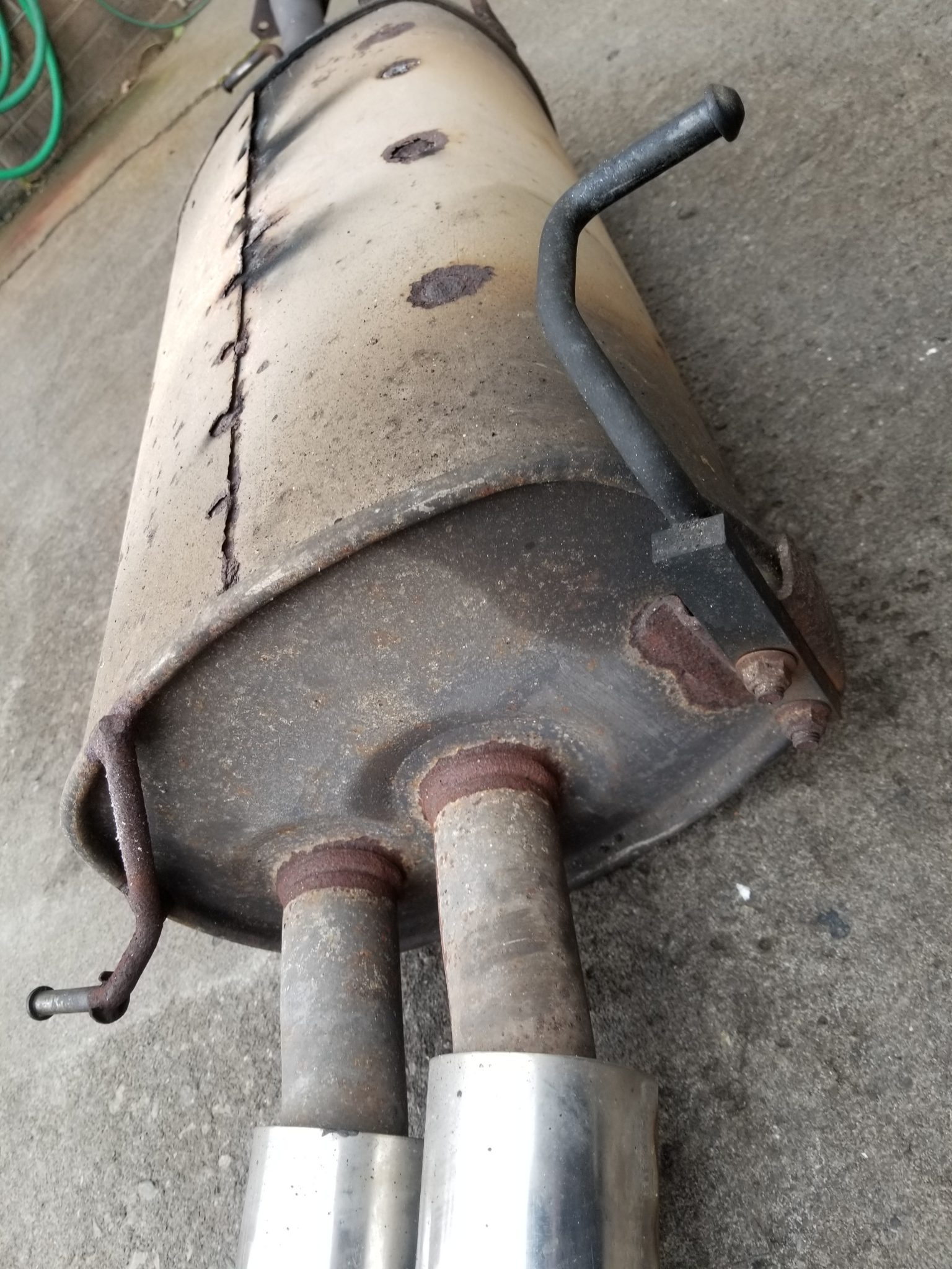 rx7 93-95 OEM factory catback exhaust muffler – Rotary Resurrection