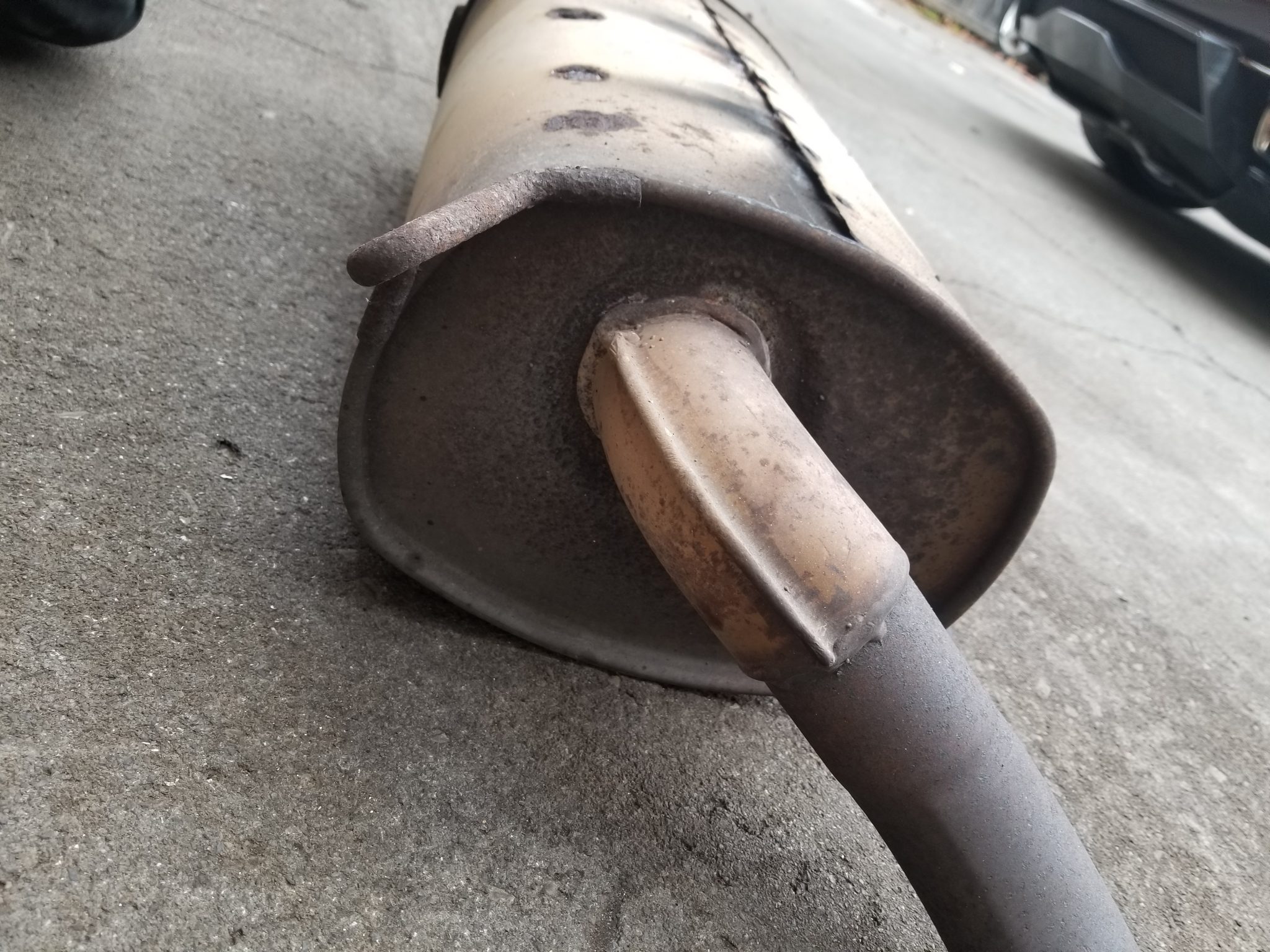 rx7 93-95 OEM factory catback exhaust muffler – Rotary Resurrection