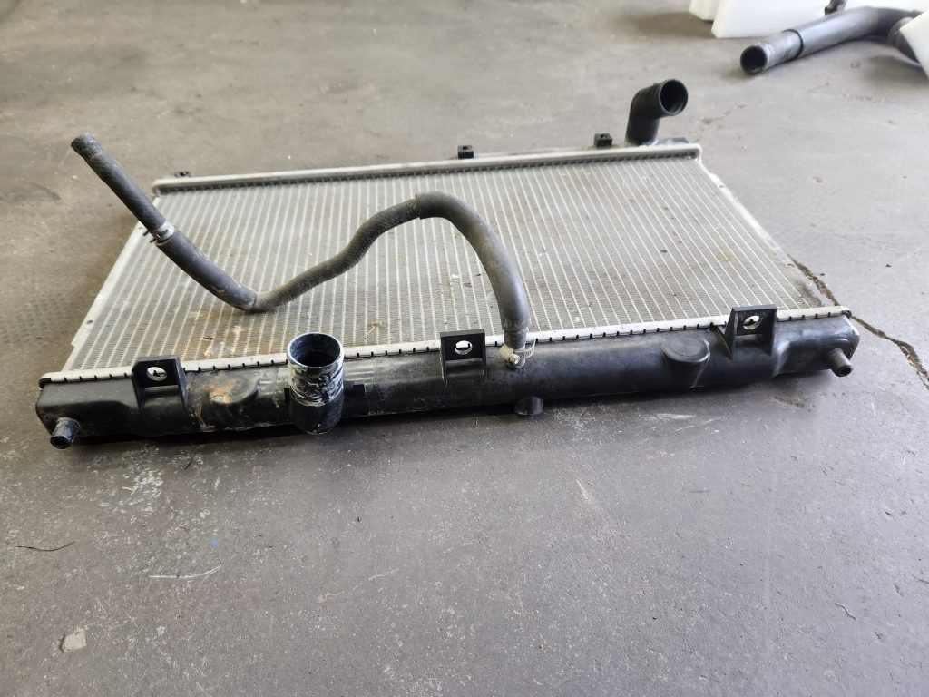 93-95 rx7 FD aftermarket radiator – Rotary Resurrection
