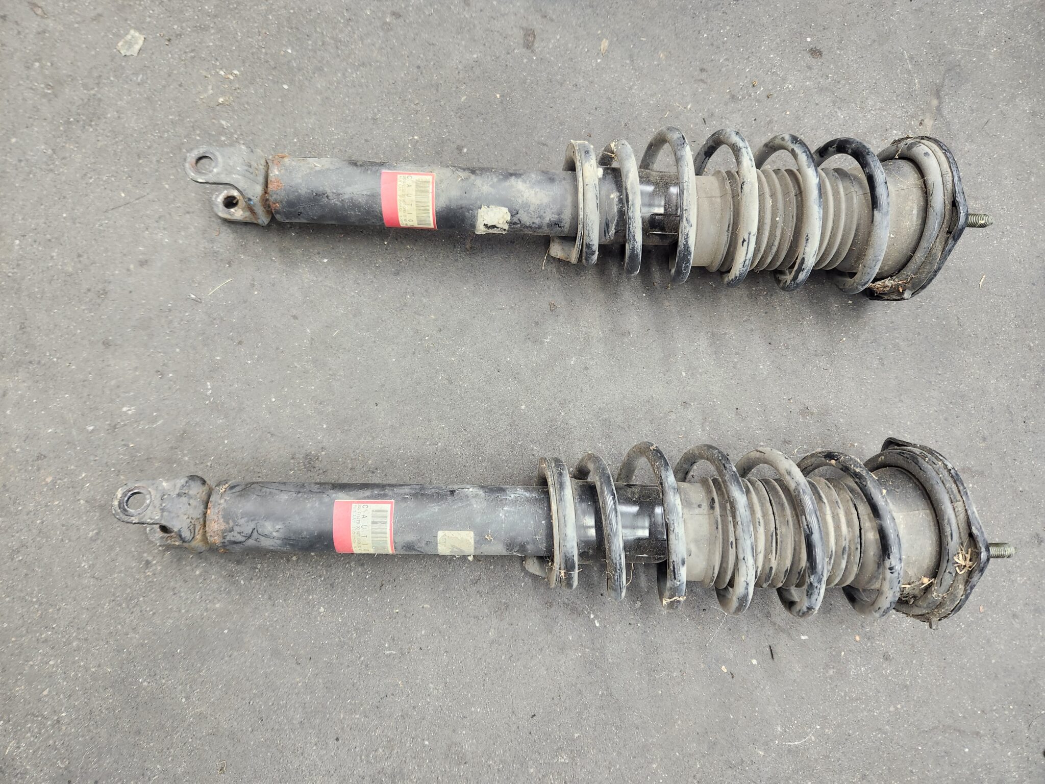 rx8 04-08 oem suspension: front springs w/ shocks struts – Rotary ...
