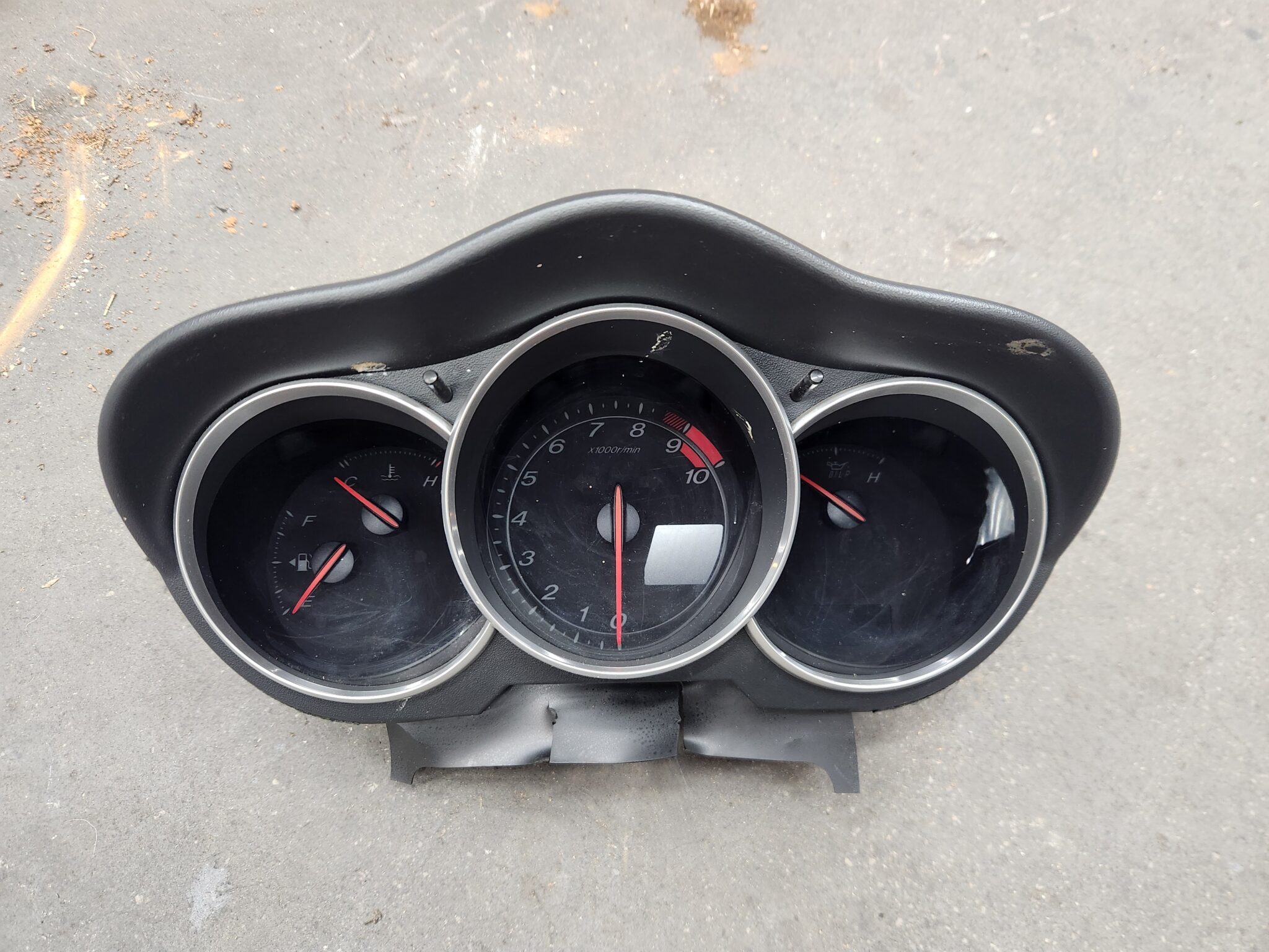 04-08 rx8 dash gauge instrument cluster tach speedo manual trans ...