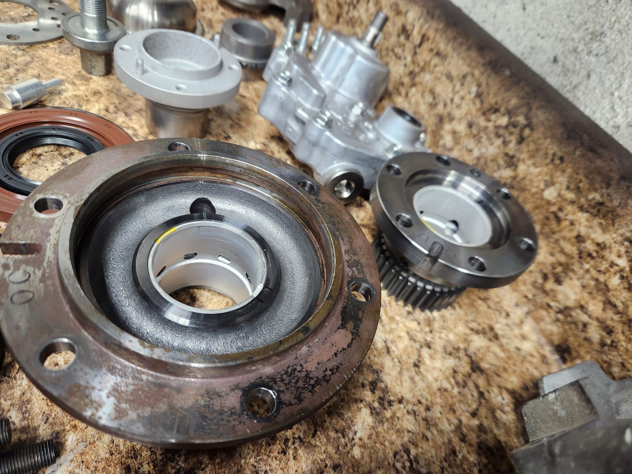 09-11 6 port AUTOMATIC trans rx-8 rebuilt engine block w/ rear auto ...