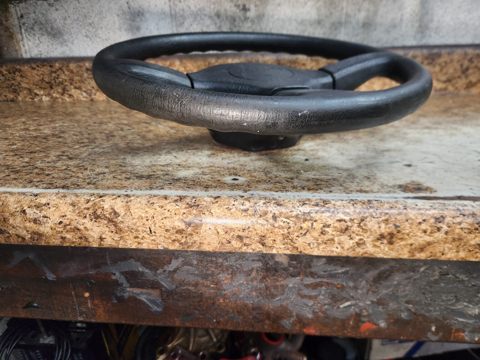 86-91 rx7 FC 3 spoke steering wheel w/ center horn pad – Rotary ...