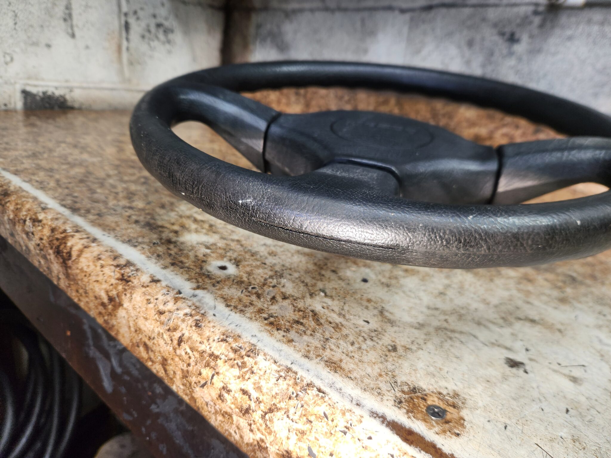 86-91 rx7 FC 3 spoke steering wheel w/ center horn pad – Rotary ...