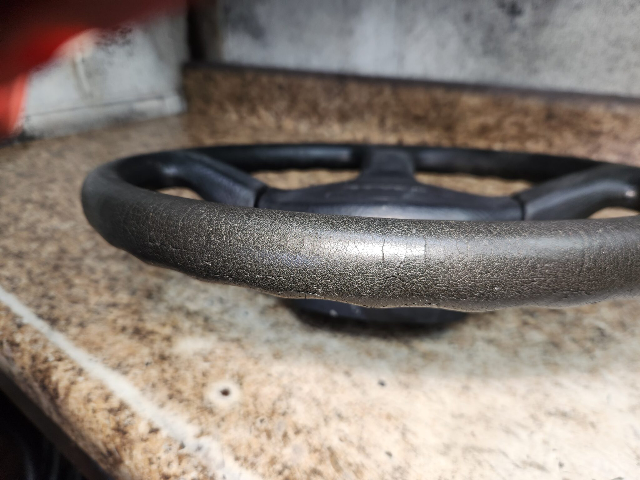 86-91 rx7 FC 3 spoke steering wheel w/ center horn pad – Rotary ...