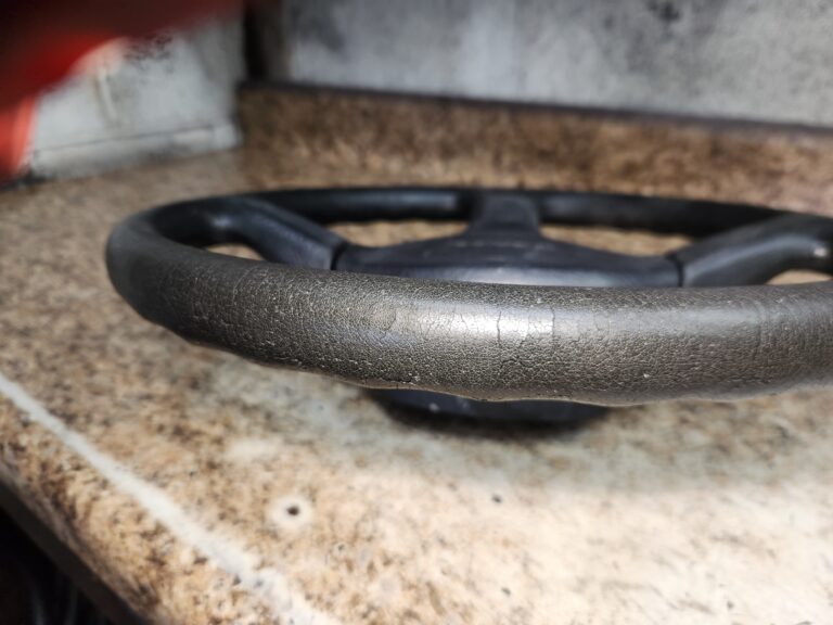 86-91 rx7 FC 3 spoke steering wheel w/ center horn pad – Rotary ...