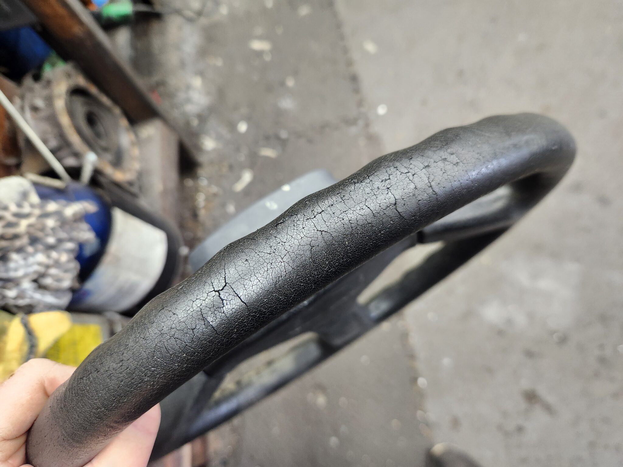 86-91 rx7 FC 3 spoke steering wheel w/ center horn pad – Rotary ...