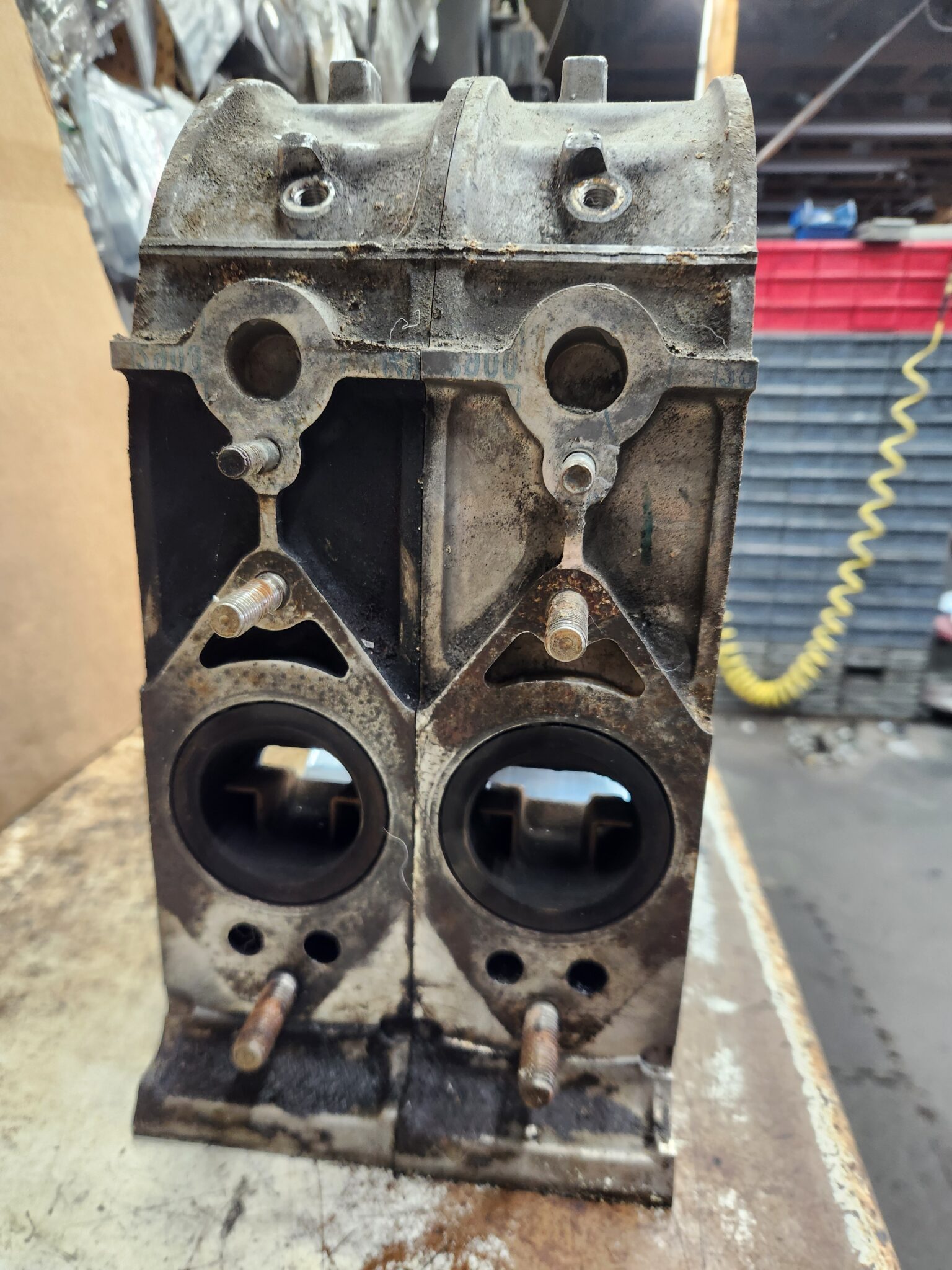 rx7 86-91 non turbo used engine rotor housing set pair housings ...