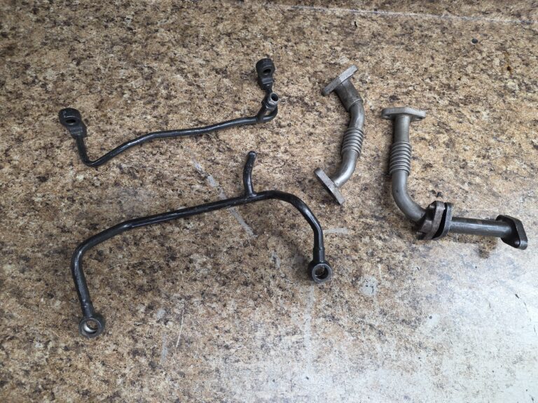 93-95 rx7 FD REW engine twin turbo coolant oil drain pipes – Rotary ...