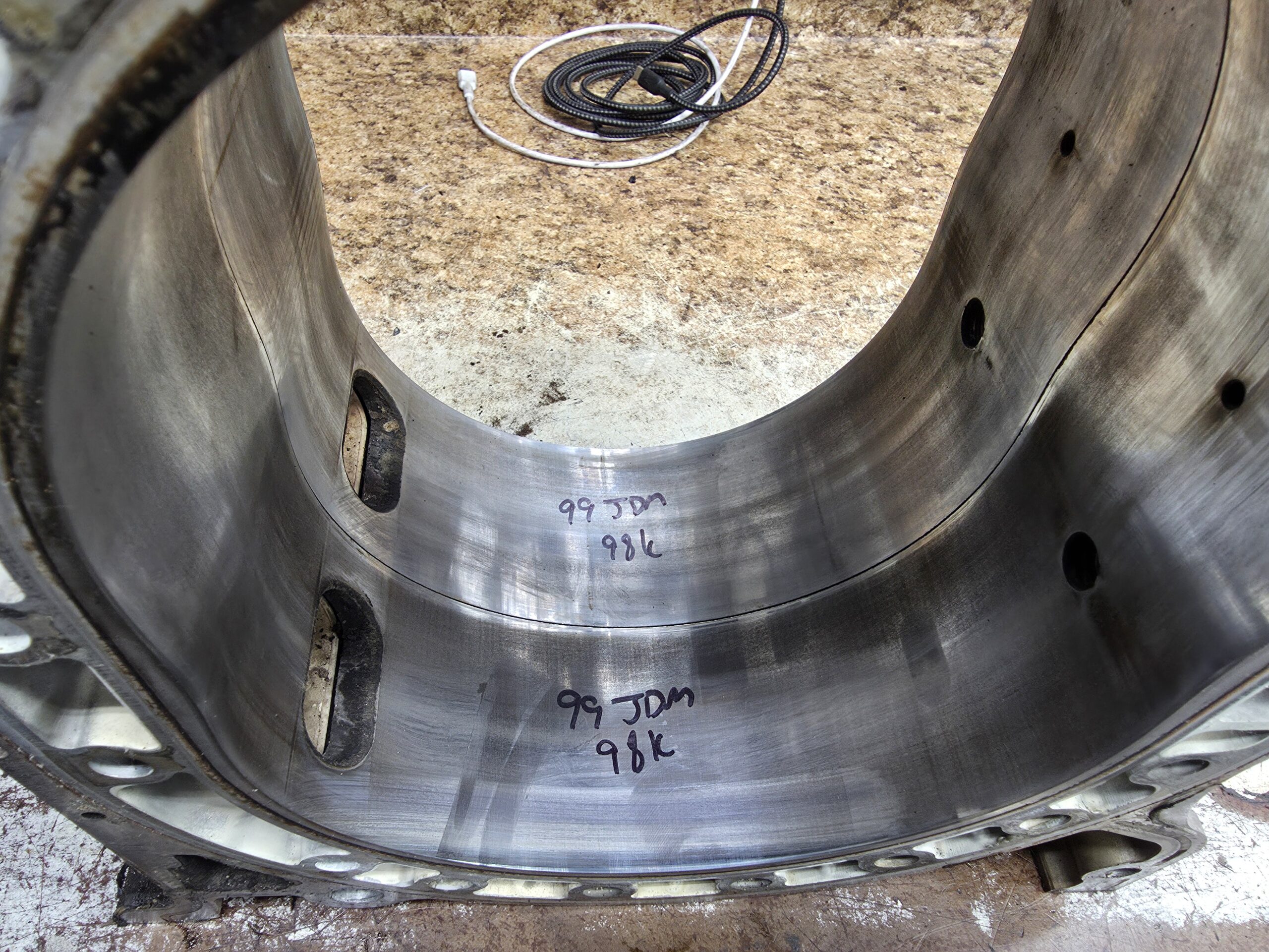 rx7 93-95 FD REW turbo used engine rotor housing set pair housings ...